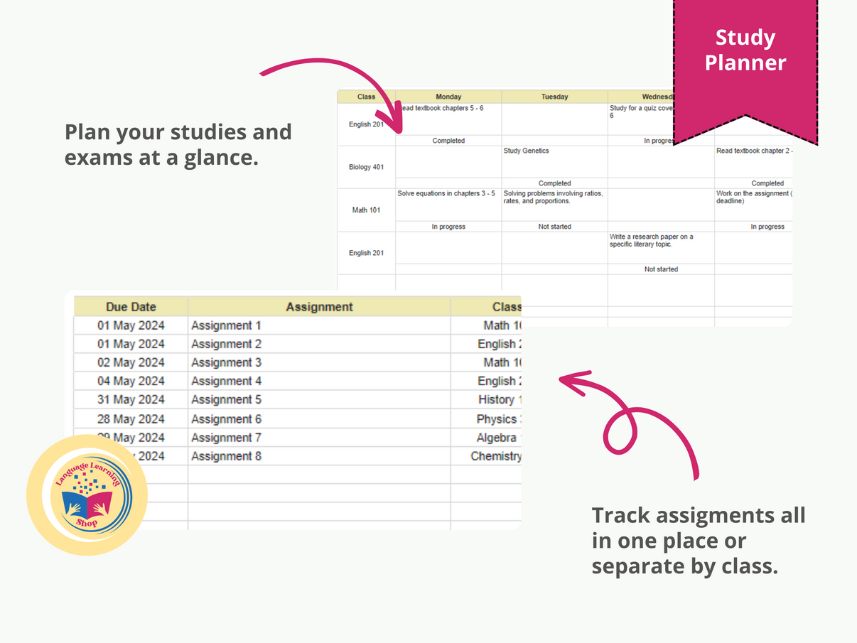 Ultimate Academic Spreadsheet – Language Learning Resources